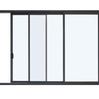 China Minimalist Design Double Sliding Door SKATE's Solution for Office and Residential Spaces for sale