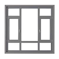 China Wind Pressure Resistance Level 9 Triple Glazed Casement Windows for Custom Production for sale