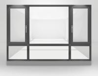 China House Soundproof Aluminium Glass Casement Windows with Level 9 Wind Pressure Resistance for sale