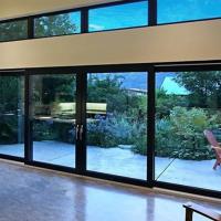 China Optional Colour Thermal Break Double Tempered Security Aluminum Glass Sliding Door 10% Off for sale