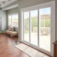 China Optional Colour Thermal Break Double Tempered Security Aluminum Glass Sliding Door 10% Off for sale