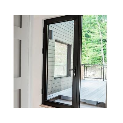 China Optional Colour Aluminum French Glass Doors for Home Office Patio Casement Entry for sale