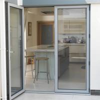 China Optional Colour Aluminum French Glass Doors for Home Office Patio Casement Entry for sale