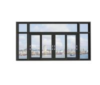 China 6mm Overlapping Length Aluminium Three Track Sliding Windows for Advanced Designs for sale