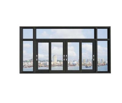 China 6mm Overlapping Length Aluminium Three Track Sliding Windows for Advanced Designs for sale