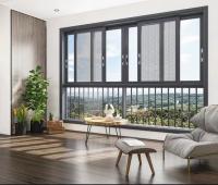 China 6mm Overlapping Length Aluminium Three Track Sliding Windows for Advanced Designs for sale