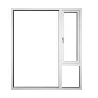 China Soundproof Function SKATE 75 Aluminium Hurricane Impact Casement Windows Bedroom for sale