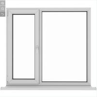 China Soundproof Function SKATE 75 Aluminium Hurricane Impact Casement Windows Bedroom for sale