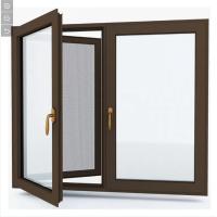 China Soundproof Function SKATE 75 Aluminium Hurricane Impact Casement Windows Bedroom for sale