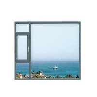 China Australian Standard Aluminum Residential Casement Windows with Folding Screen Feature for sale
