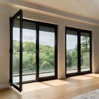 China Australian Standard Aluminum French Door Minimalist Design Exterior Double Glazing for sale