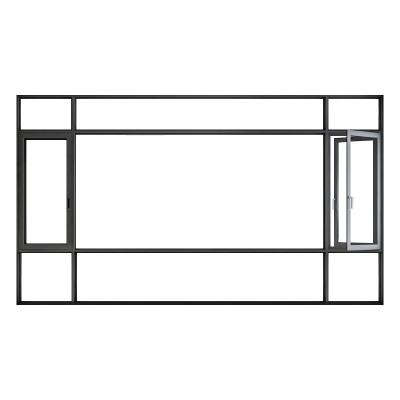 China Bedroom Casement Windows with Wind Pressure Resistance Level 9 from Original Design Window for sale