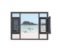 China Bedroom Casement Windows with Wind Pressure Resistance Level 9 from Original Design Window for sale