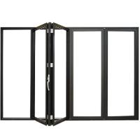 China Rolling Pull Opening Method Glass Folding Door for Global Window Original Suppliers for sale