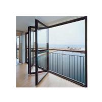 China Rolling Pull Opening Method Glass Folding Door for Global Window Original Suppliers for sale
