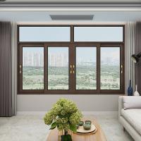 China Section Broken Bridge Aluminum Profile Contemporary and Elegant Office Sliding Windows for sale