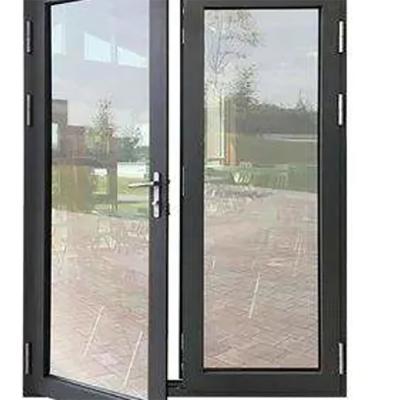 China Finished Thermal Break Double Glazed Aluminum Casement Doors with Optional Colour for sale