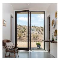 China Finished Thermal Break Double Glazed Aluminum Casement Doors with Optional Colour for sale