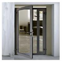 China Finished Thermal Break Double Glazed Aluminum Casement Doors with Optional Colour for sale