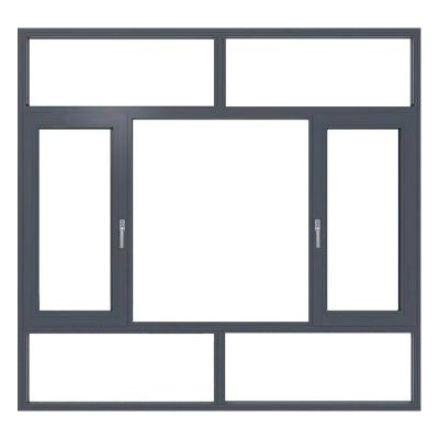 China Design Aluminum Impact Resistant Casement Windows Heat Insulation Strip for Durability for sale