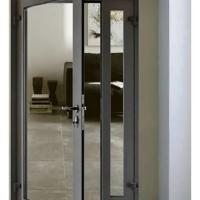 China Finished Thermal Break Double Glazed Aluminum Casement Doors with Optional Colour for sale