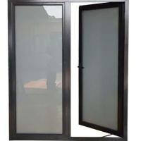China Finished Thermal Break Double Glazed Aluminum Casement Doors with Optional Colour for sale