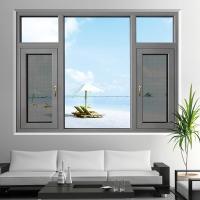 China Design Aluminum Impact Resistant Casement Windows Heat Insulation Strip for Durability for sale