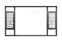 China Modern Waterproof Aluminum Alloy Casement Windows for Level 9 Wind Pressure Resistance for sale