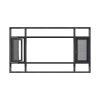 China Modern Waterproof Aluminum Alloy Casement Windows for Level 9 Wind Pressure Resistance for sale