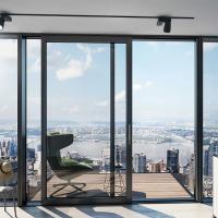 China 70mm Width Sliding Door Hurricane-Proof Energy- Heavy-Duty Aluminum Lift and Slide Doors for sale