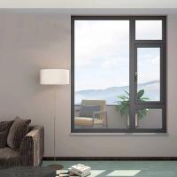China Modern Waterproof Aluminum Alloy Casement Windows for Level 9 Wind Pressure Resistance for sale