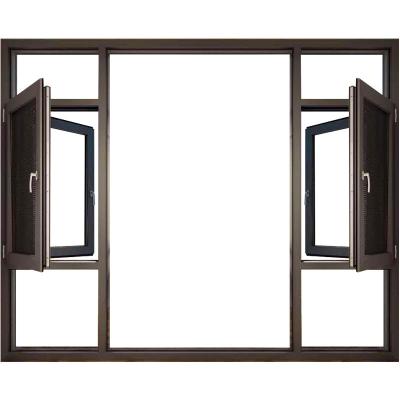 China European Standards Thermal Break Aluminum Casement Window Manufactured with Aluminum for sale