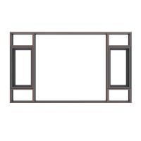 China Custom Design Horizontal Casement Windows Affordable Prices for Commercial and Residential for sale