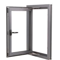 China 10 Sealing Layers Skate Exterior French Thermal Break Casement Doors with Aluminum Frame for sale