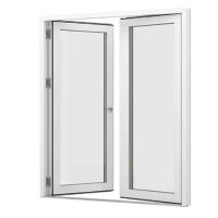China 10 Sealing Layers Skate Exterior French Thermal Break Casement Doors with Aluminum Frame for sale