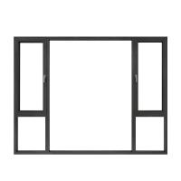 China Simple Design European Style Commercial Aluminum Waterproof Casement Windows for Bedroom for sale