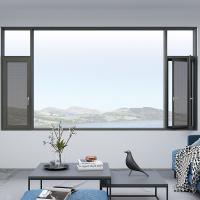 China Simple Design European Style Commercial Aluminum Waterproof Casement Windows for Bedroom for sale