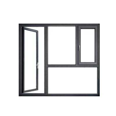 China Offers Aluminium Ultra Slim Casement Windows with Stainless Steel Screen Netting Material for sale