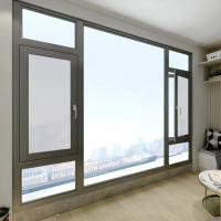 China Offers Aluminium Ultra Slim Casement Windows with Stainless Steel Screen Netting Material for sale