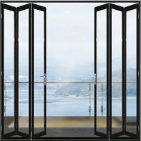 China 10 Sealing Layers Modern Style Bi Folding Door for Standardized Production Needs for sale