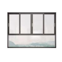 China Waterproof Passive Aluminium Glass Sliding Windows with Level 9 Wind Pressure Resistance for sale