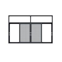 China Simple Design Residential Glass Balcony Aluminum Frame Sliding Windows With Glass for sale
