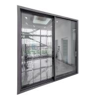 China 10 Sealing Layers Aluminum Sliding Door ISO9001 Certified for Production Capacity for sale