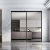 China 10 Sealing Layers Aluminum Sliding Door ISO9001 Certified for Production Capacity for sale