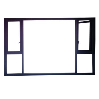 China Aluminium Thermal Break Casement Windows in Traditional Design with Swing Open Style for sale