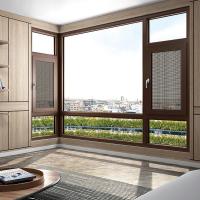 China Aluminium Thermal Break Casement Windows in Traditional Design with Swing Open Style for sale