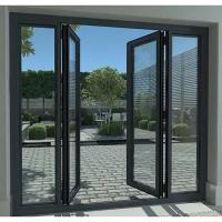 China Residential Project Must-Have Aluminum Bi-Fold Doors With Triplex Glass Upgrade Option for sale