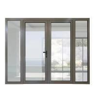 China 10 Sealing Layers Finished Aluminum Alloy Casement Doors For Customized Facade Solution for sale