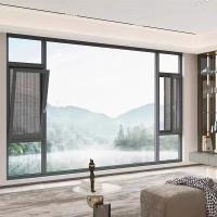 China Custom Production Commercial Aluminium Glass Casement Windows with Soundproof Function for sale
