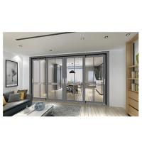 China Commercial Project Sliding Door Exterior Aluminum Alloy with Triplex Glass Upgrade for sale